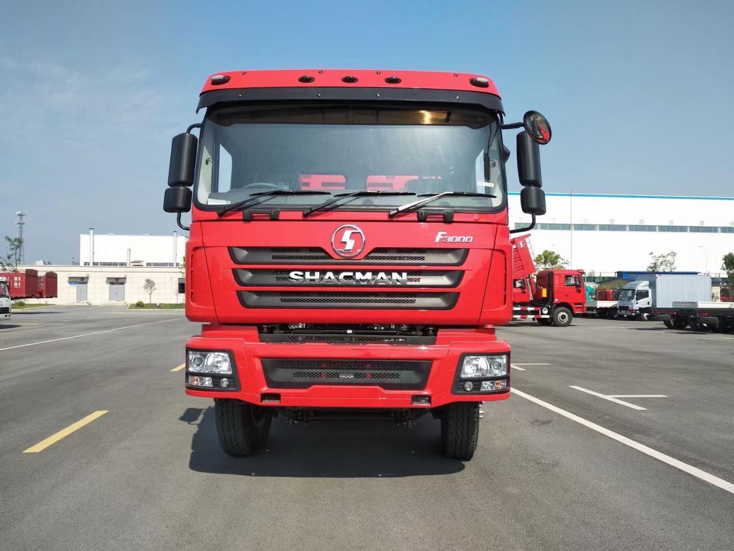 SHACMAN Dump Truck F3000 6x4 8x4 430 Euro V Merah