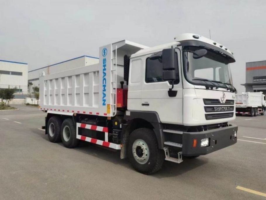 New Heavy Duty 10 Roda SHACMAN Dump Truck F3000 6x4 340Hp Euro II Putih